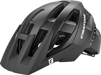 Cratoni Kinder Fahrradhelm AllSet, Black Matt, S-M, 110601D1