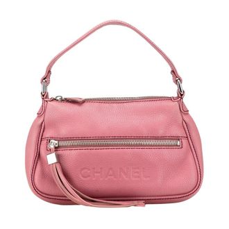 Chanel Pre-owned Leder Schultertasche - - Pre-owned - Damen - Rosa - ONE SIZE