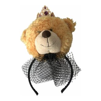 Dolce & Gabbana Teddy Bear Kristall-Krone Haarband Diadem - - Accessories - Damen - Mehrfarbig - ONE SIZE