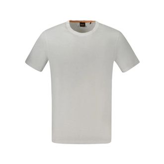 HUGO BOSS T-Shirt mit Rundhalsausschnitt und kurzen &Auml;rmeln - - Tops - Herren - Wei&szlig; - S