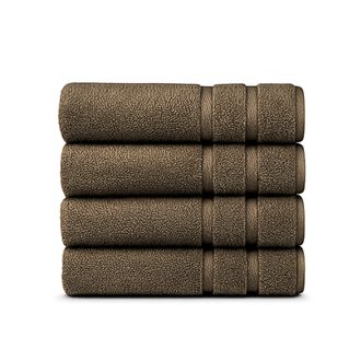 Egeria Prestige Handt&uuml;cher, 50x100 cm, Weiches und saugf&auml;higes Handt&uuml;cher Set f&uuml;r Bad, Dusche und den t&auml;glichen Gebrauch, 4 Pack, Taupe