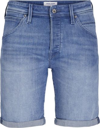Jack & Jones JACK&JONES Herren Jjirick Jjfox 310 Sn Shorts, Blue Denim/Pack:AM 318, L