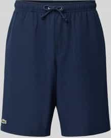 Lacoste Sport Relaxed Fit Shorts mit Logo-Patch