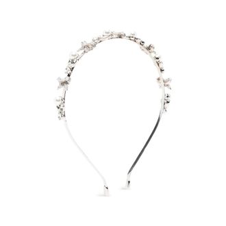Self Portrait Bow-detail Crystal-embellished Headband