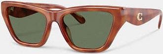 Coach Cat-Eye-Sonnenbrille Mit C-Metalldetails
