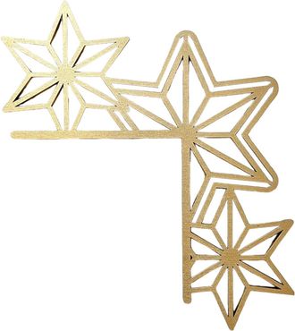 Generic Weihnachtst&uuml;rrahmendekorationen,Weihnachtst&uuml;r-Topper Stern Weihnachtsbaum Dekoration T&uuml;r Ecknament, Holz Weihnachtst&uuml;rdekoration, Festival Wohnkultur 