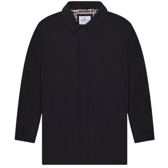 Aquascutum Active Shell Active Mid Trench Black Jacket