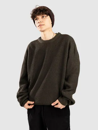 Redefined Rebel RRMilton Knit Boxy Fit Strickpullover forest night