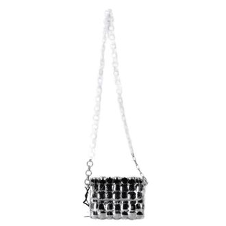 Paco Rabanne Metall Schultertasche - - Bags - Damen - Grau - ONE SIZE