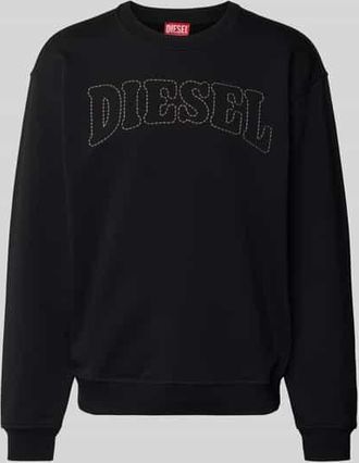 Diesel Sweatshirt mit Label-Stitching