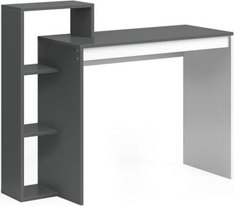 Vicco Bureau Leo, Anthracite/Blanc, 100 x 40 cm