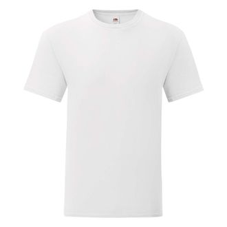 Fruit Of The Loom Herren T-Shirt Iconic (3XL) (Weiß)