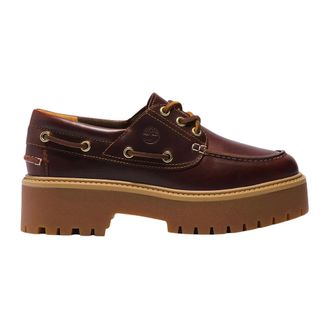 Timberland Femme, Chaussures, Brun, Taille: 35 1/2 EU Stone Street Leather Platform Mocassins