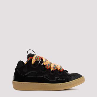 Lanvin Baskets &agrave; bordure en cuir Lanvin