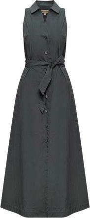 Woolrich Femme, Robes, Vert, Taille: 38 FR Abito smanicato in cotone