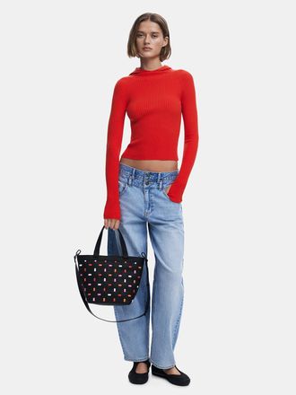 Desigual Handtasche Desigual 25SAXPC2 Schwarz