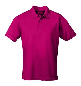 Awdis Just Cool - Performance - Performance Polo Shirt, atmungsaktiv, Shirt, atmungsaktiv, XXL,Hot Pink