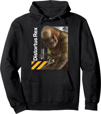 Jurassic Park Rebirth Distortus Rex Hazard Pullover Hoodie