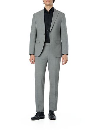 Daniel Hechter Herren Anzug grau meliert