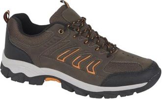 Urban Jacks Baskets de randonn&eacute;e larges et respirantes &agrave; lacets et col rembourr&eacute; pour homme, marron, 43 EU