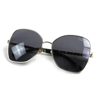 Chanel Pre-owned Metall sonnenbrillen - - Pre-owned - Damen - Gelb - ONE SIZE