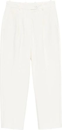 Circolo 1901 Femme, Pantalons, Blanc, Taille: 36 FR Cropped Pantalons