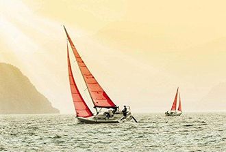 Scenolia Wandbild Panorama Cap Corse 4x2,70m Deko + XXL Wandbild - HD