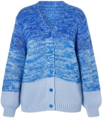 Angel Of Style Strickjacke Strickjacke Straight Fit Melangestrick