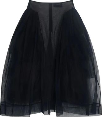 Simone Rocha Femme, Jupes, Noir, Taille: 34 FR Textured Skirt