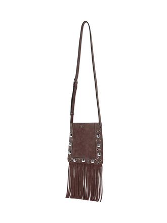 Valentino Garavani Womens Bags Brown Calf Leather