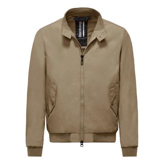 Bomboogie Homme, Vestes, Beige, Taille: XL Blouson aviateur sans doublure &agrave; col montant