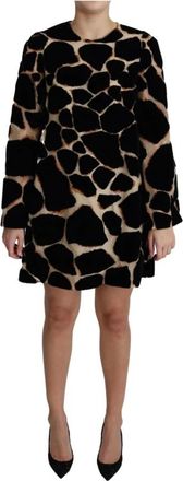 Dolce & Gabbana Femme, Robes, Multicolore, Taille: 32 FR Mini Robe Imprimé Girafe