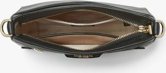 Kate Spade New York Kate Spade Hudson Kuriertasche Zum Umh&auml;ngen Aus Genarbtem Leder, Gro&szlig; f&uuml;r Frauen in Schwarz | LEDER