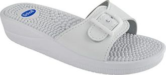 Scholl Femme New Scholl-fitness-massage, Bianco, 36 EU