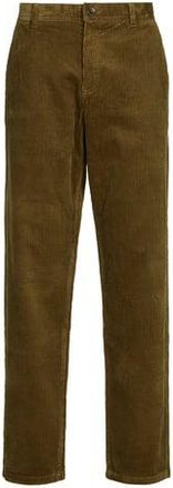 Les Deux Beide - rechte Baumwollhose - grün