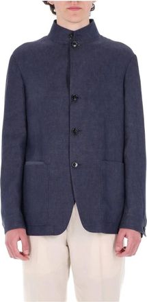 Ermenegildo Zegna Homme, Vestes, Bleu, Taille: 2XL Il Conte Jacket