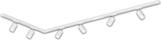 Briloner Schienensystem Rail Komplettset, 6x GU10 Spots schwenkbar, L-Form, Lichtschienensystem Decke, Strahler Schiene, Deckenlampe, Deckenleuchte, Spotlight,