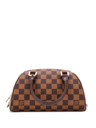 Louis Vuitton sac &agrave; main Ribera Damier format mini - Marron