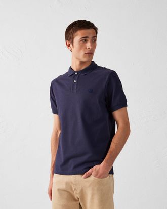 Jott Polo en coton Marine Alvaro - Taille XXL