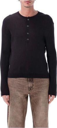 Our Legacy Homme, Tops, Bleu, Taille: L Fine Henley