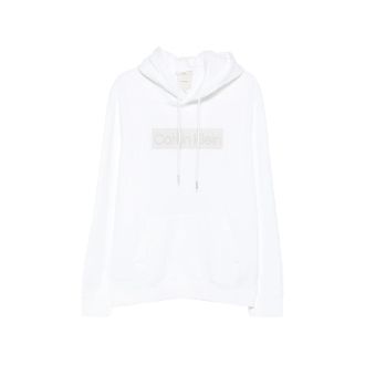 Calvin Klein Logo-patch Drawstring Hoodie
