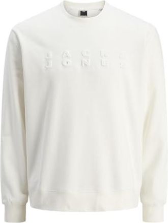 Jack & Jones Crew Neck Jcopacer Sweat à col Rond, Cloud Dancer, XS Homme