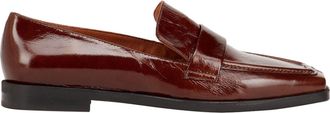 8 by YOOX LEATHER SQUARE-TOE LOAFER
