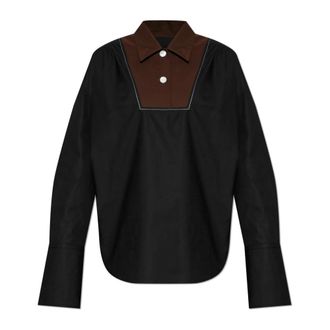 Marni Baumwollhemd - - Blouses & Shirts - Damen - Schwarzk - XS