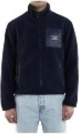Dr&ocirc;le de Monsieur Slogan Zipped Sherpa Jacke - - Sport - Herren - Blau - S