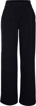 Lascana Schlupfhose extra Weit mit Bundfalten mit Jacquard Strickmuster oder uni schwarz