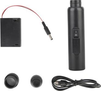 Filfeel Mire Oeuf Portatif, 1 Pc Lampe Mire Oeuf LED pour Incubateur Aide à Identifier les oeufs Fertiles et Infertiles, Noir, 15 x 3,5 x 3,5 cm