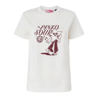 Pinko Pinko, Femme, Tops, Blanc, Taille: 36 FR T-Chemises