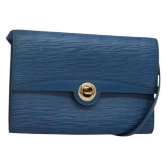 Louis Vuitton Pre-owned Cuir sacs-louis-vuitton - Femme - Pre-owned - Bleu - Taille: ONE Size