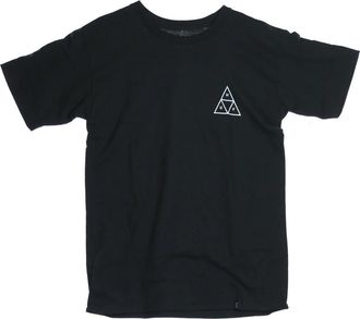 HUF Schwarzes T-Shirt mit kurzen &Auml;rmeln - - Tops - Herren - Schwarzk - S